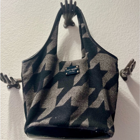 kate spade | Bags | Kate Spade Wool Purse Houndstooth Pattern | Poshmark
